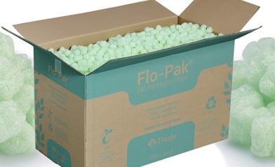 New: Pregis Flo-Pak BIO loosefill chips also available in 150 Litre Box!